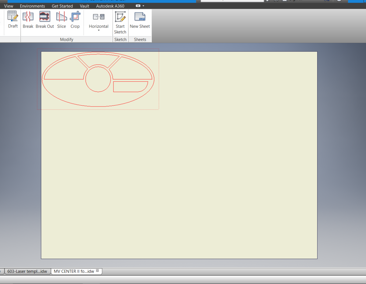 Drafting: Laser Template May 2017 (Autodesk Inventor)