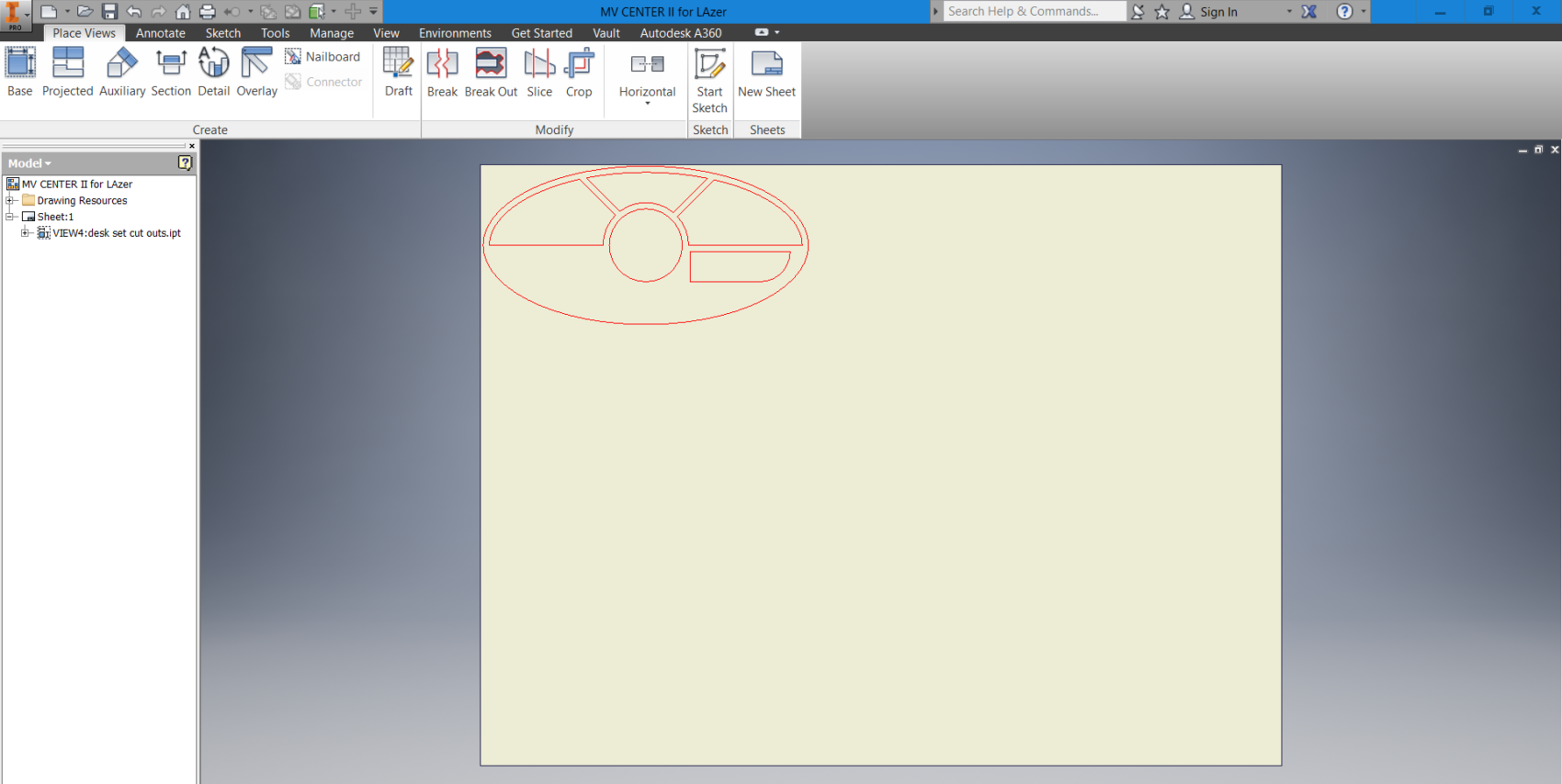 Drafting: Laser Template May 2017 (Autodesk Inventor)